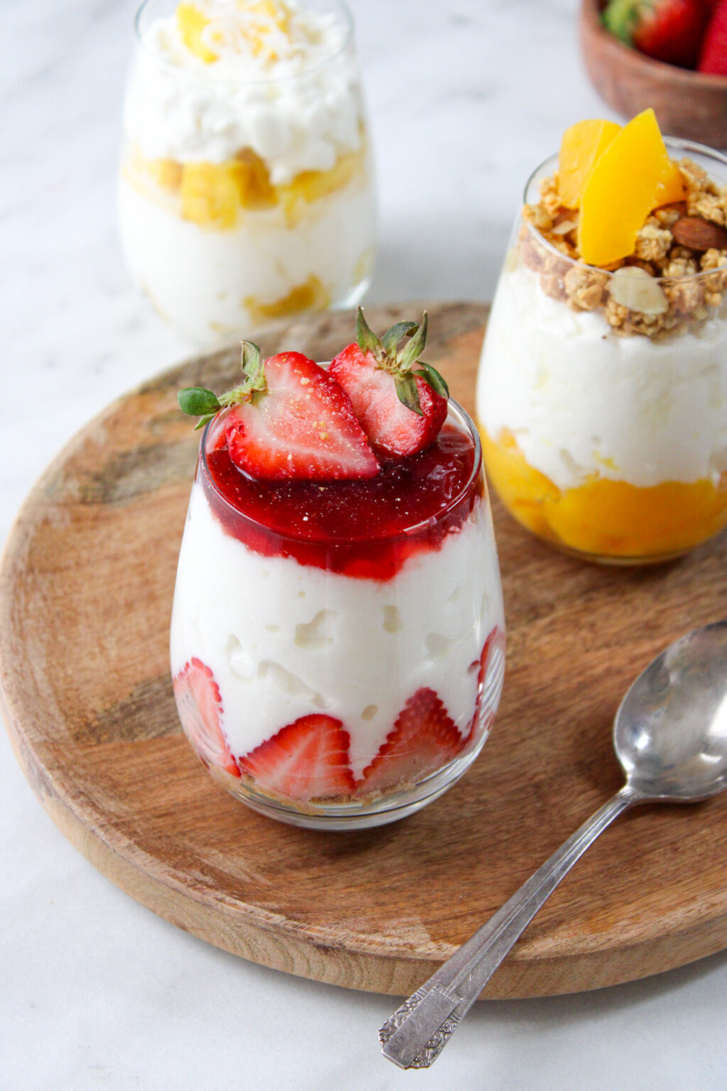 Cottage Cheese and Fruit Parfaits